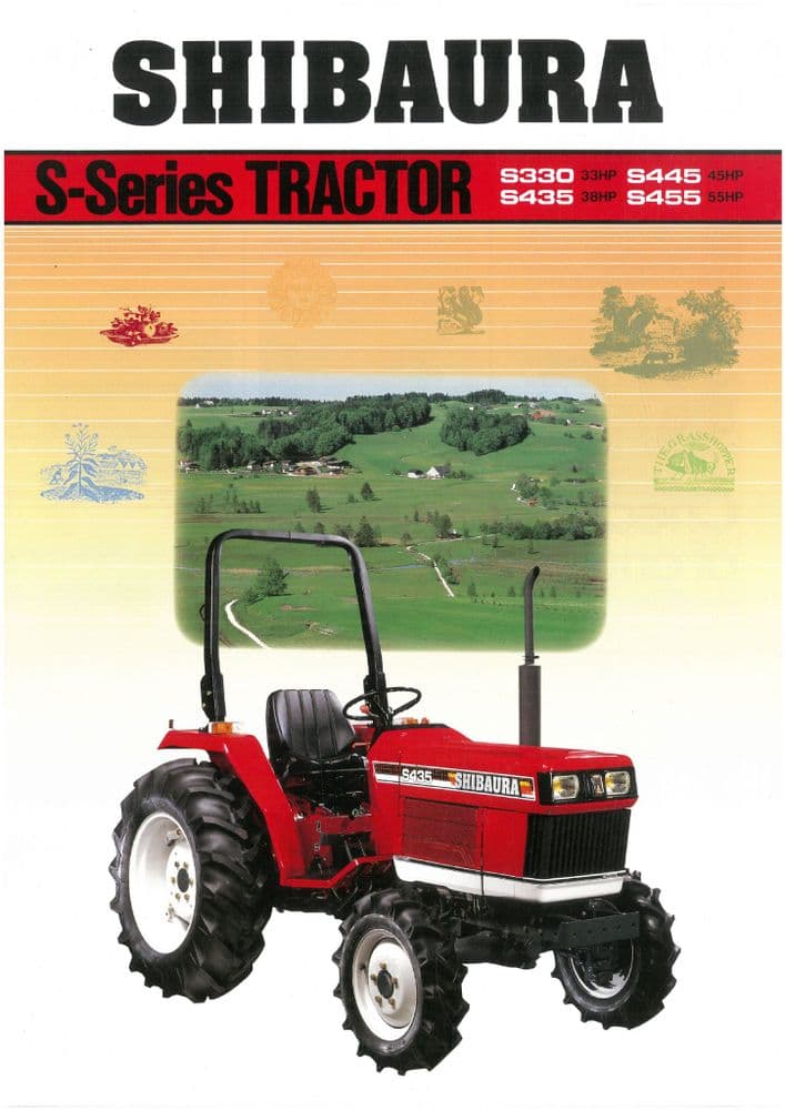 Shibaura Compact Tractor S330 S435 S445 S455 Brochure