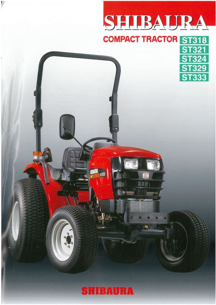 Shibaura Compact Tractor ST318 ST321 ST324 ST329 ST333 Brochure