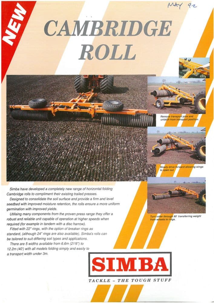 Simba Cambridge Roll Brochure