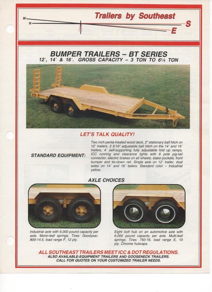 Southeast Trailers Brochure