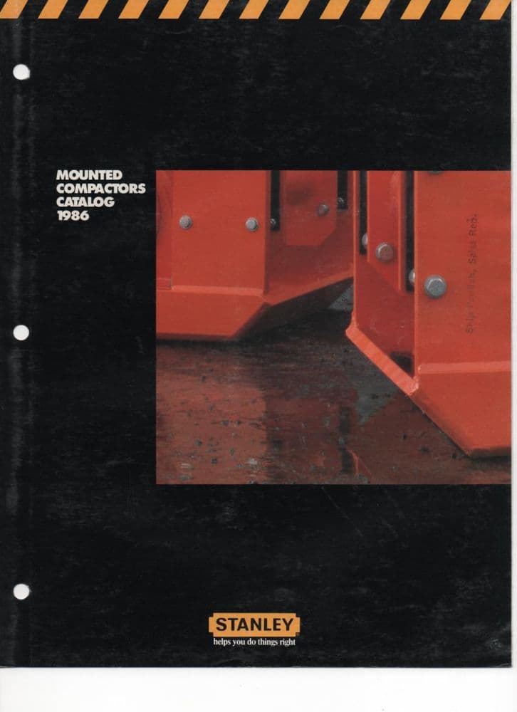 Stanley Mounted Compactors Catalogue/Brochure