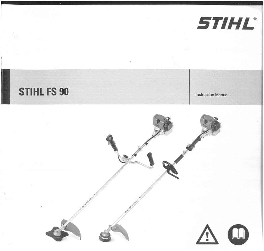 Stihl Brush Cutter/Strimmer FS90 Operators Manual