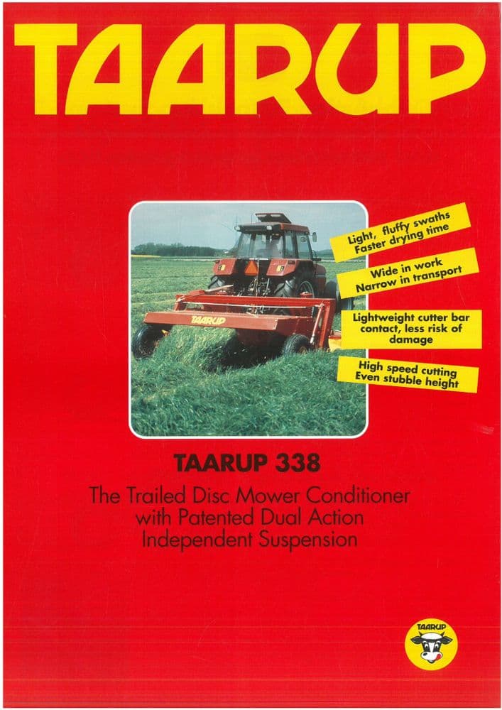 TAARUP Disc Mower 338 Brochure