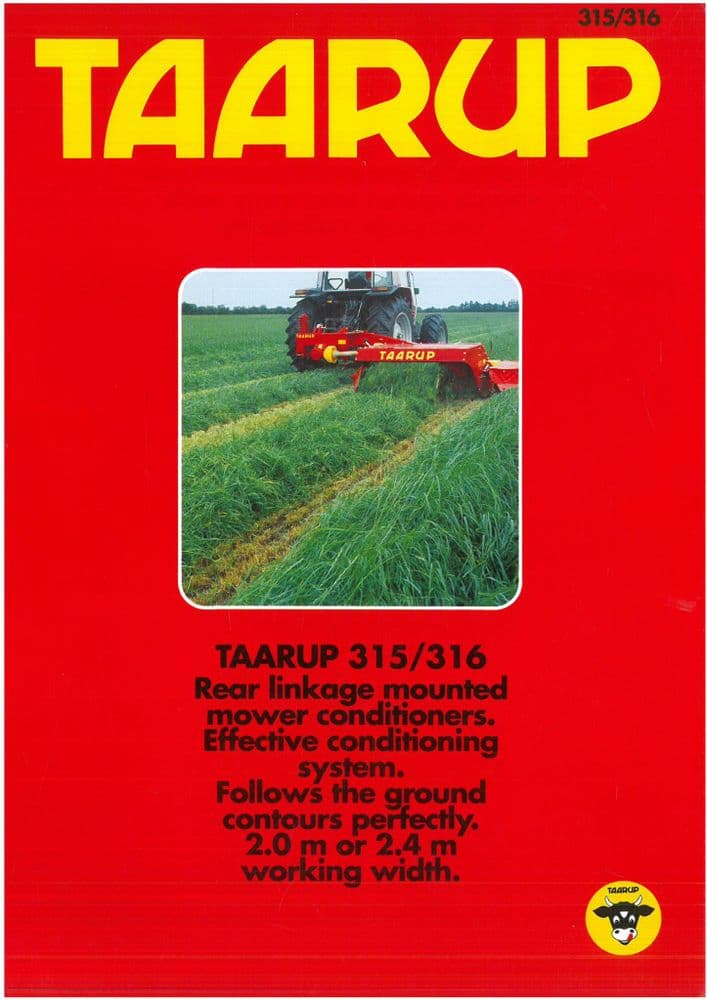 TAARUP Mounted Mower 315 316 Brochure