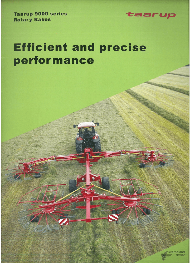 Taarup Rotary Rakes 9000 Series Brochure