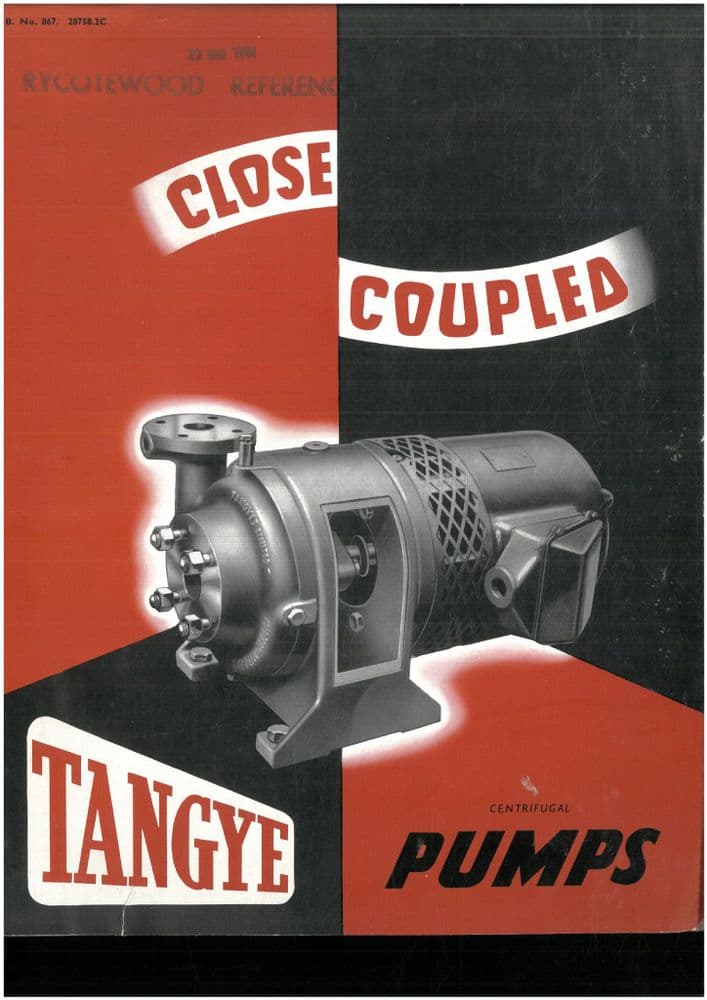 Tangye Close Coupled Pump Brochure