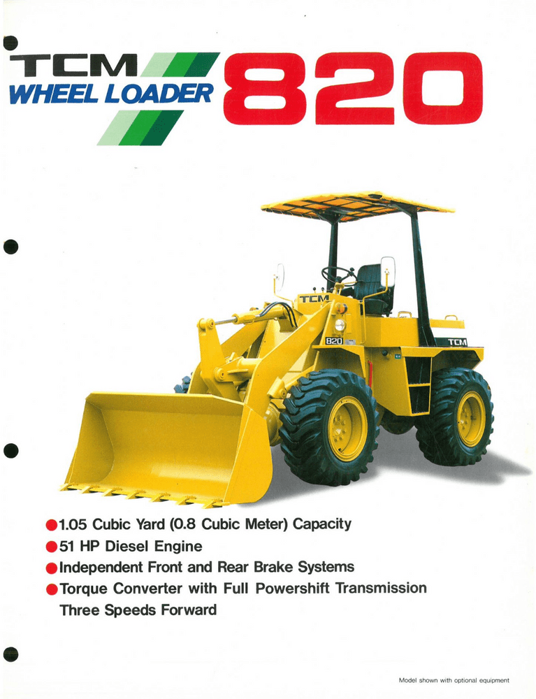 TCM Wheel Loader 820 Brochure