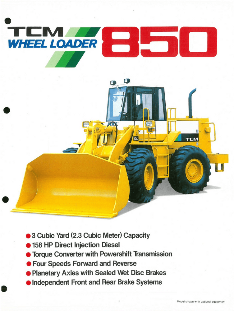 TCM Wheel Loader 850 Brochure