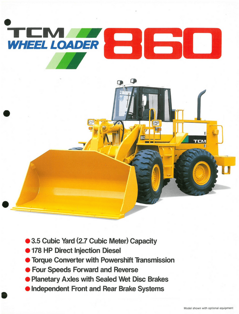 TCM Wheel Loader 860 Brochure