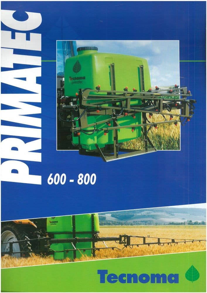 Tecnoma Primatec 600 - 800 Brochure