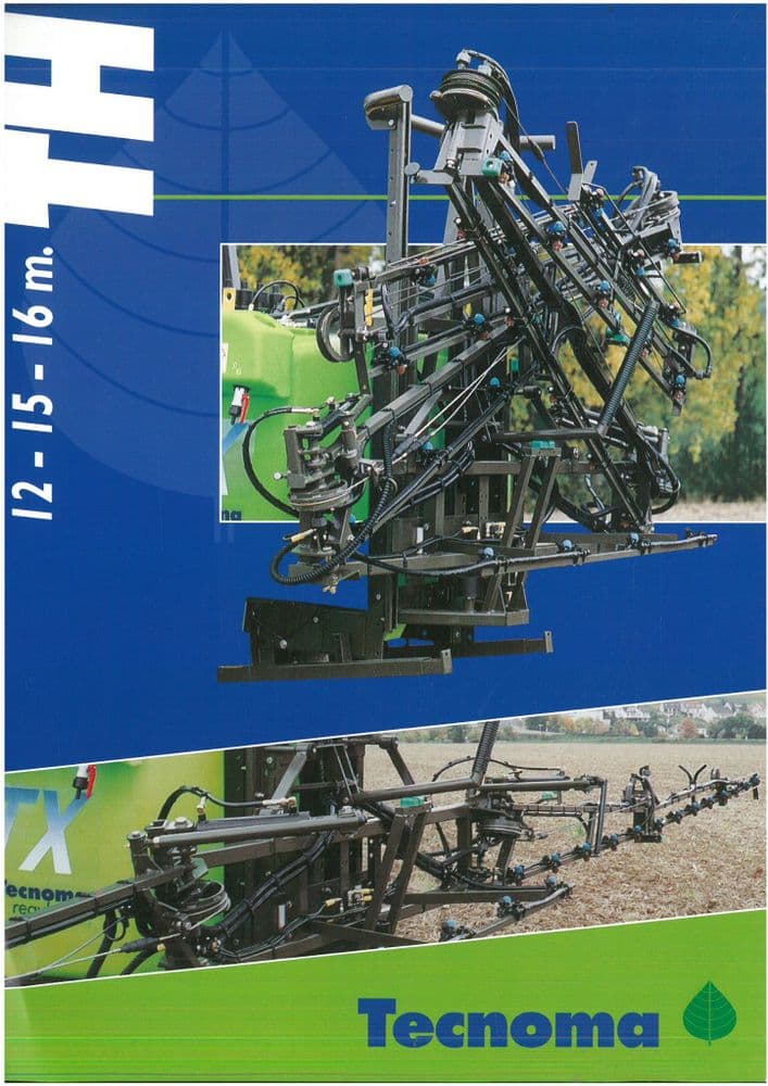 Tecnoma TH 12 - 15 - 16 M - Steel Lattice Boom Brochure