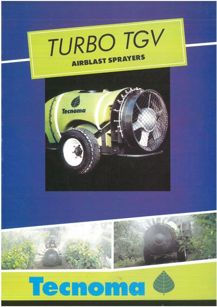Tecnoma Turbo TGV Airblast Sprayers Brochure