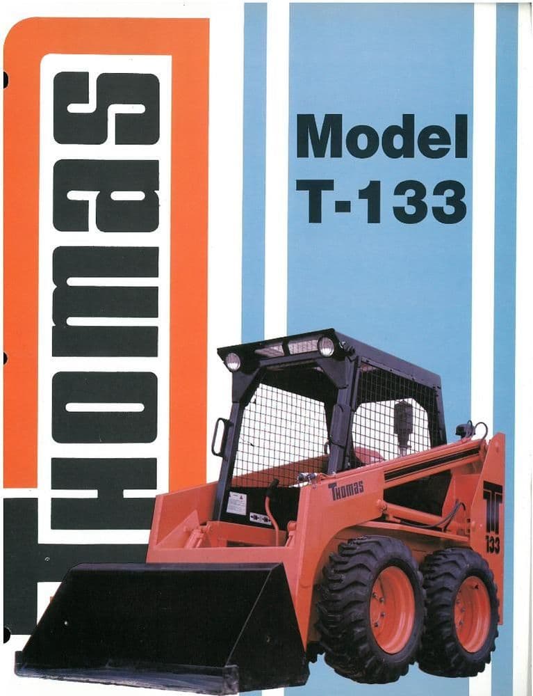 Thomas Skid Steer Loader - Model T133 Brochure - T-133
