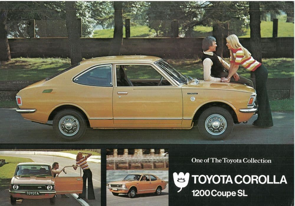 Toyota Corolla 1200 Coupe SL Car Brochure