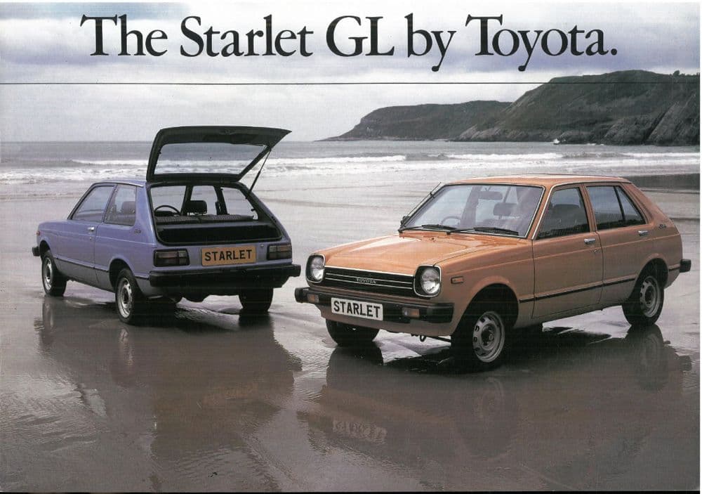 Toyota Starlet GL Car Brochure