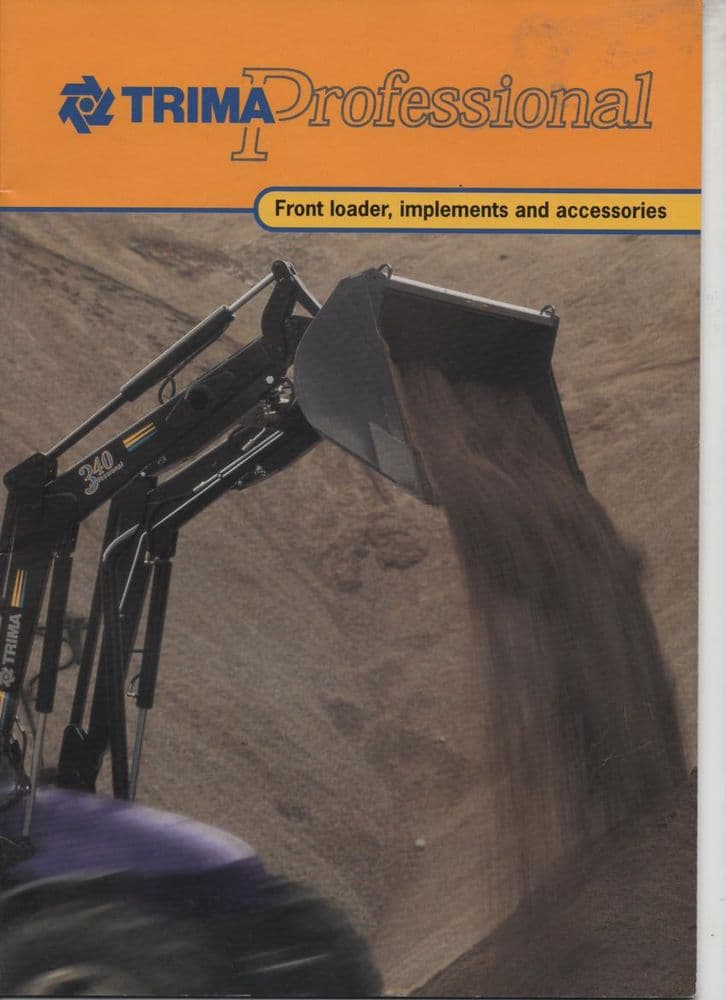 Trima Professional - Front Loader Implements and Accessories Brochure