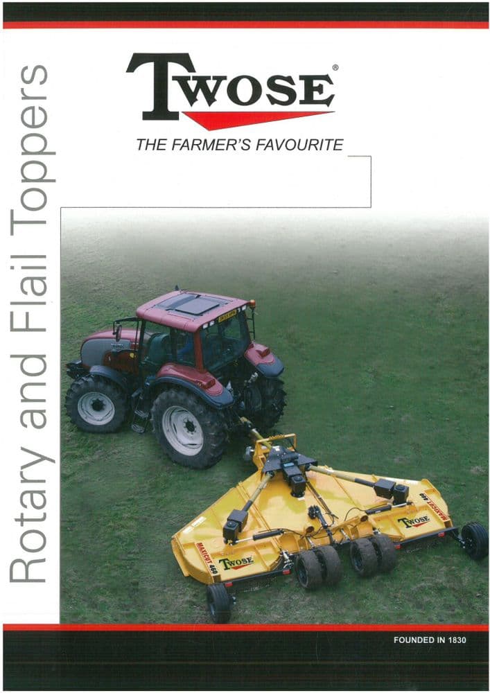 Twose Rotary & Flail Toppers Brochure