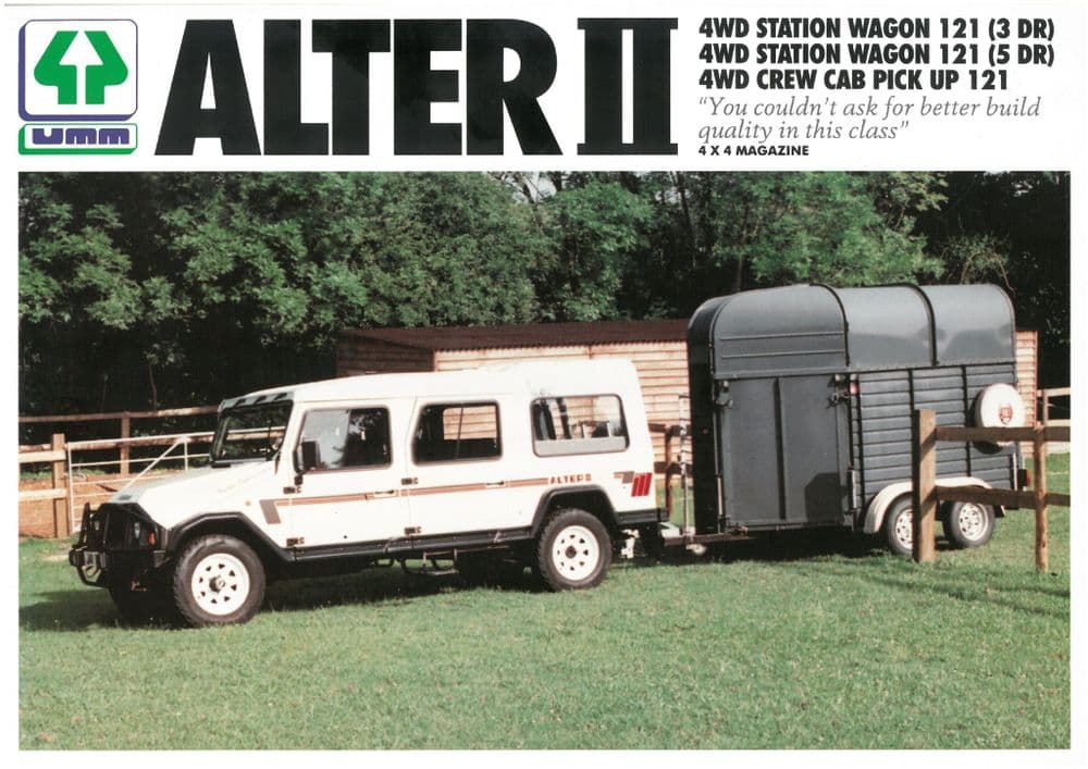 UMM Station Wagon 121 & Crew Cab Pick Up 121 Alter II Brochure