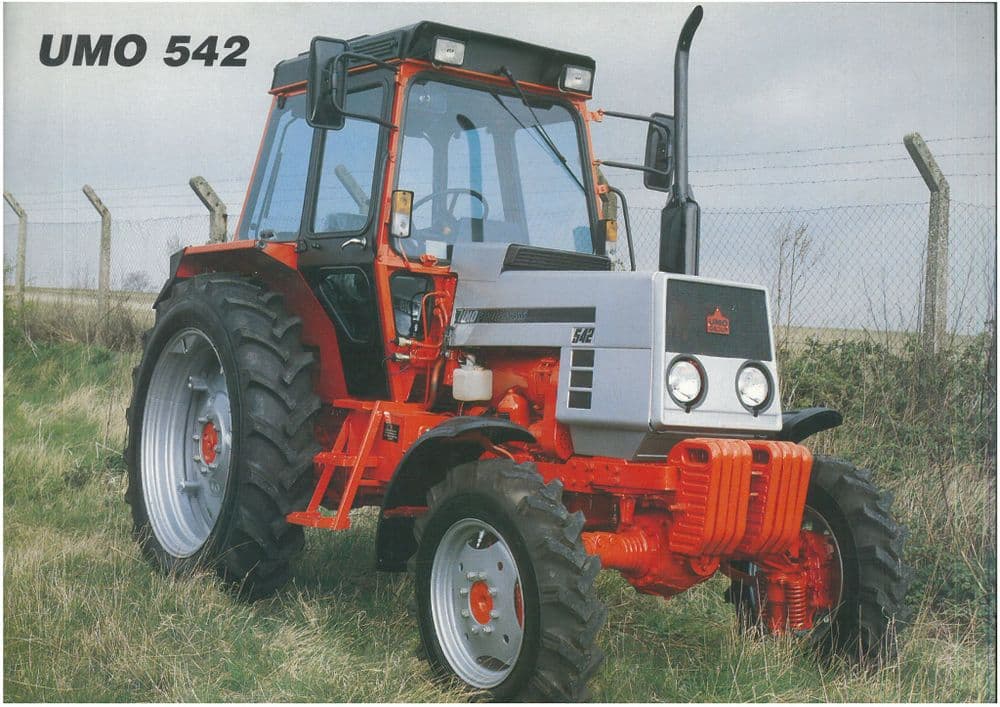 UMO 542 Four Wheel Drive Tractor Brochure