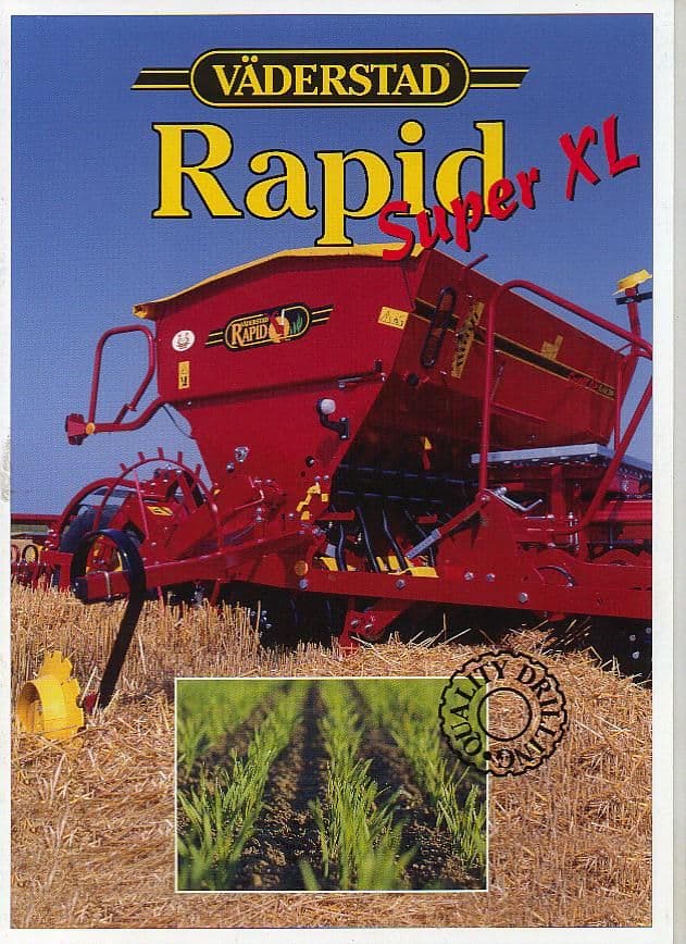 Vaderstad Rapid Super XL Series 300S 300C 400S and 400C Seed Drills and ...
