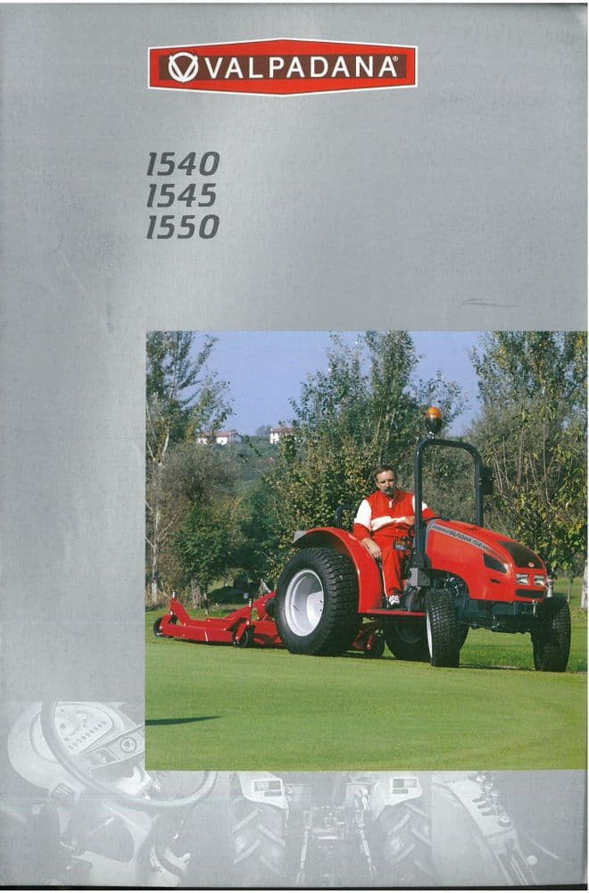 Valpadana Tractor 1540 1545 1550 Brochure