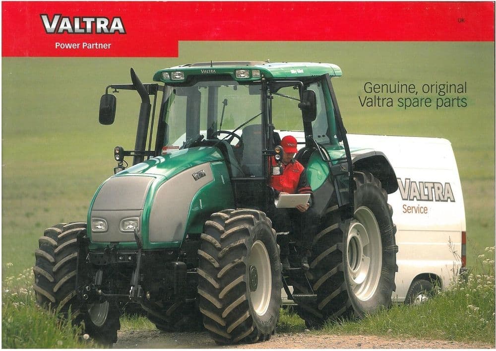 Valtra Tractor Parts & Service Brochure - Holds A Lot Of Parts Numbers