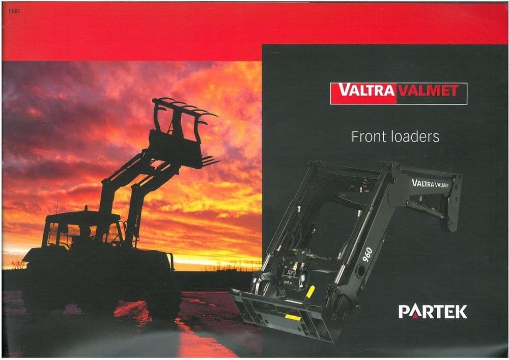 Valtra Valmet Front Loader 720 750 770 960 970 990 & Attachments Brochure