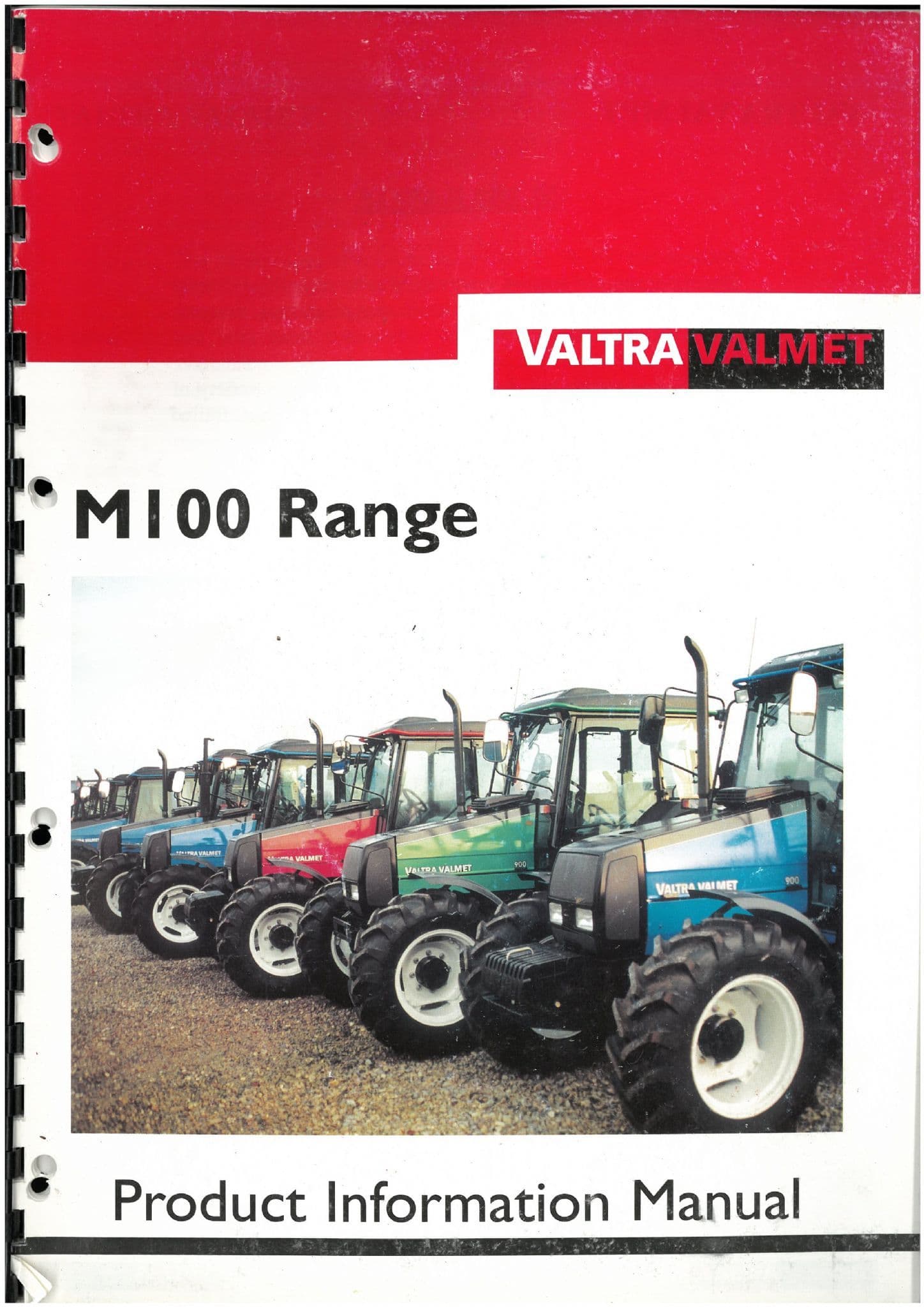 Valtra Valmet Tractor - M100 Range Product Information Guide Manual - ORIGINAL