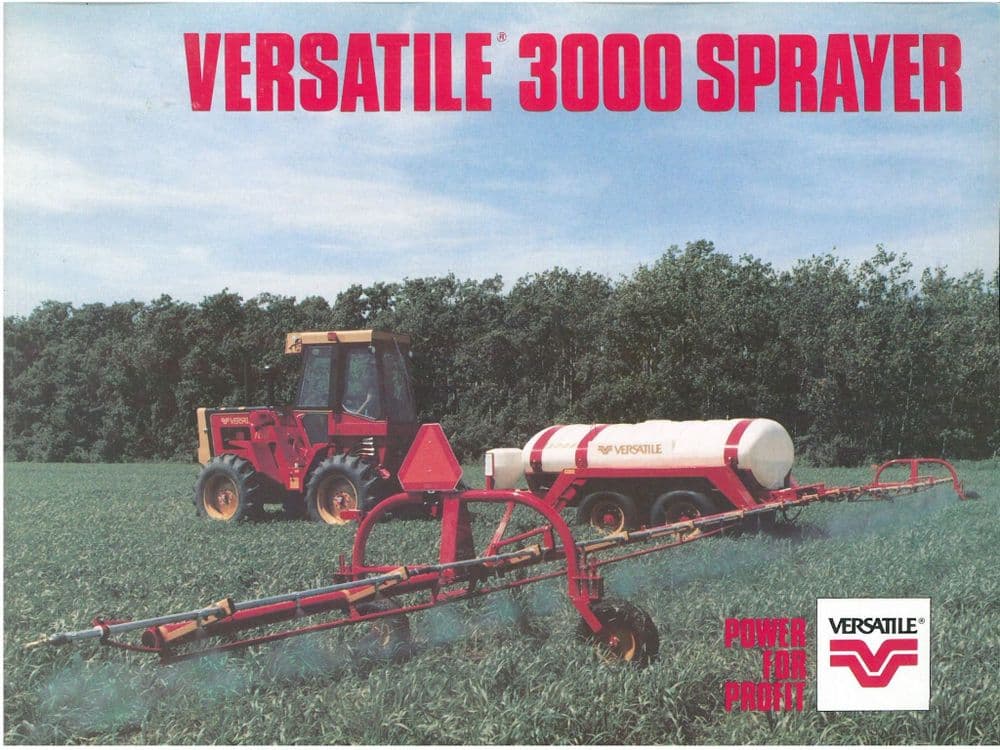 Versatile Sprayer 3000 Brochure