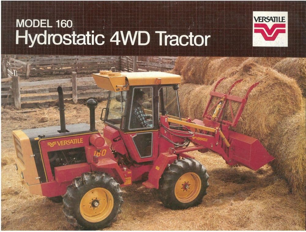Versatile Tractor Hydrostatic 4WD Model 160 Brochure
