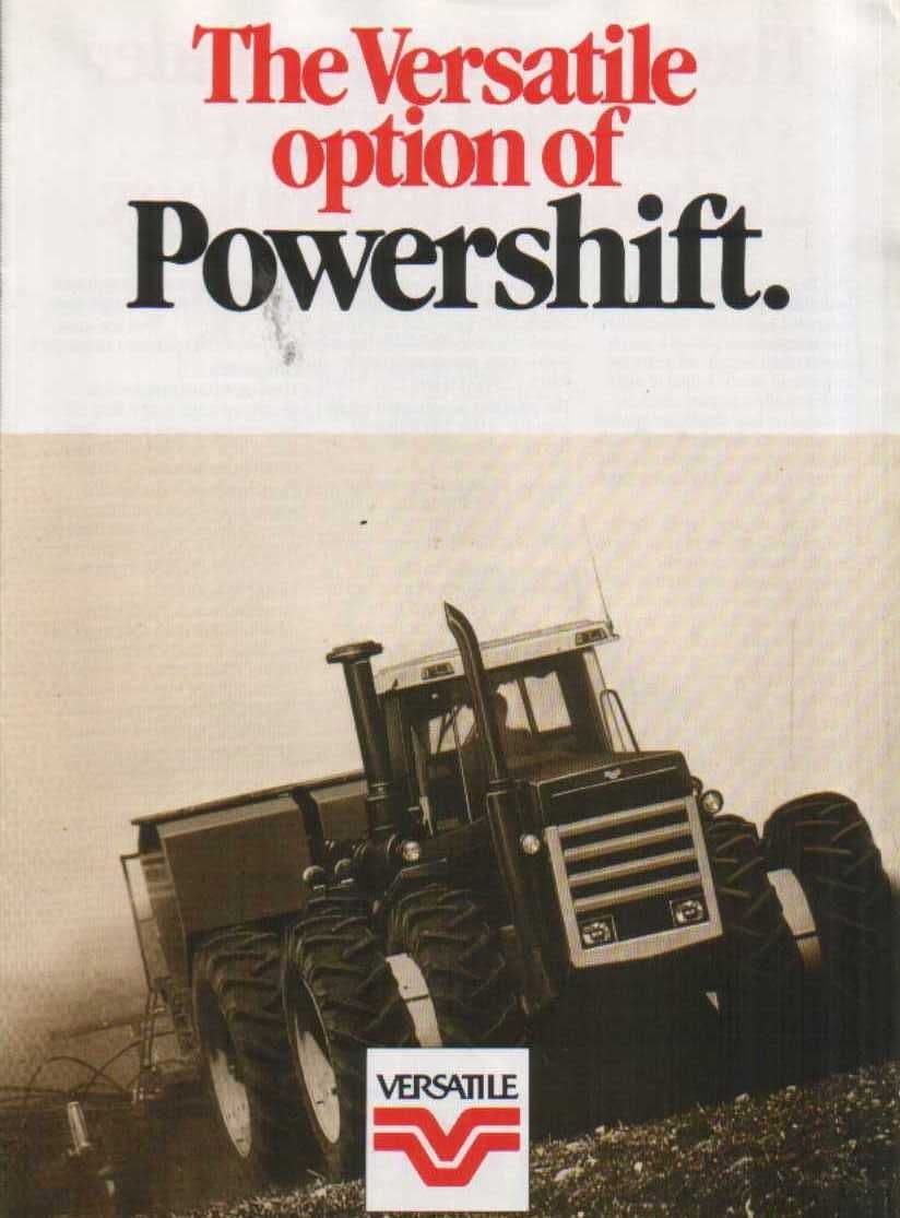 Versatile Tractor Powershift Option Brochure