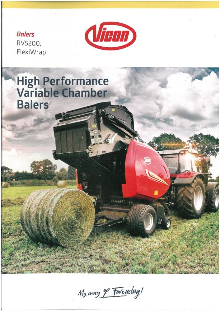 Vicon Baler FlexiWrap RV5200 Brochure