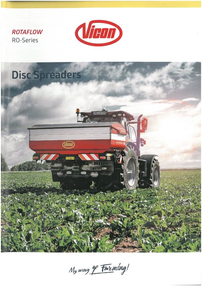 Vicon Rotaflow Disc Spreaders RO-Series Brochure