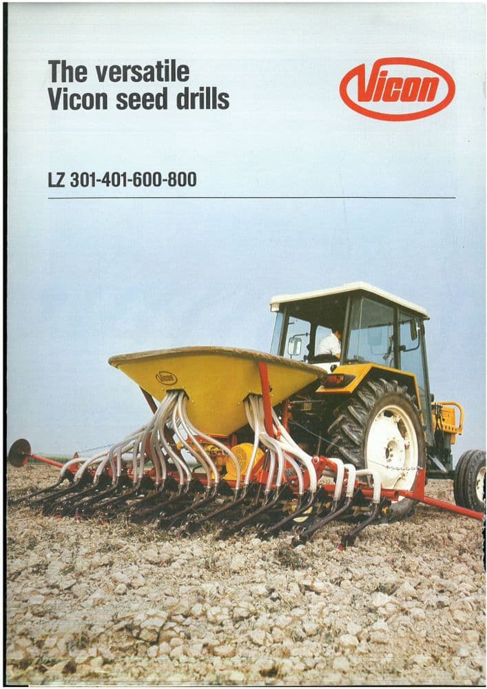 Vicon Seed Drill The Versatile Vicon Seed Drills LZ 301 401 600 800 ...