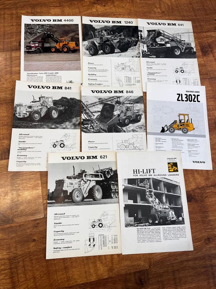 Volvo Wheel Loader Brochure Bundle