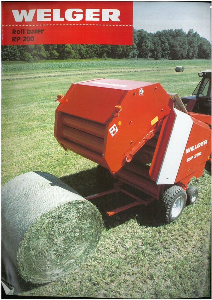 Welger Roll Baler RP200 Brochure - RP 200