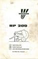 Welger Round Baler RP200 Parts Manual