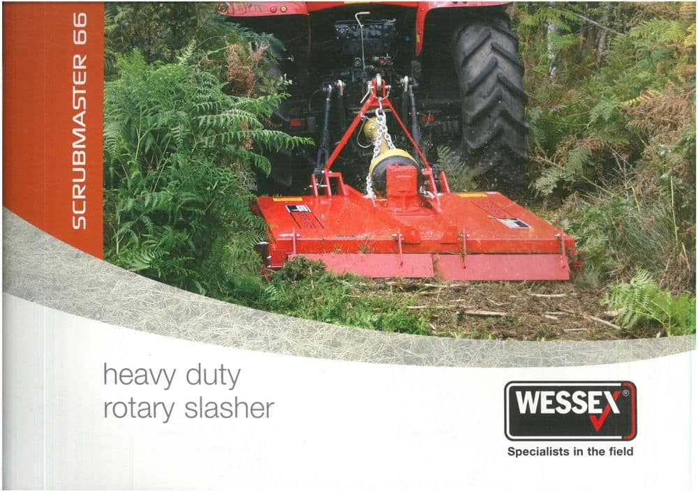 Wessex Heavy Duty Rotary Slasher - Scrubmaster 66 - Brochure