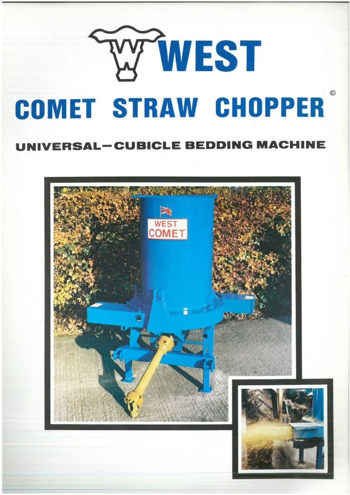 West Comet Straw Chopper Universal-Cubicle Bedding Machine Brochure