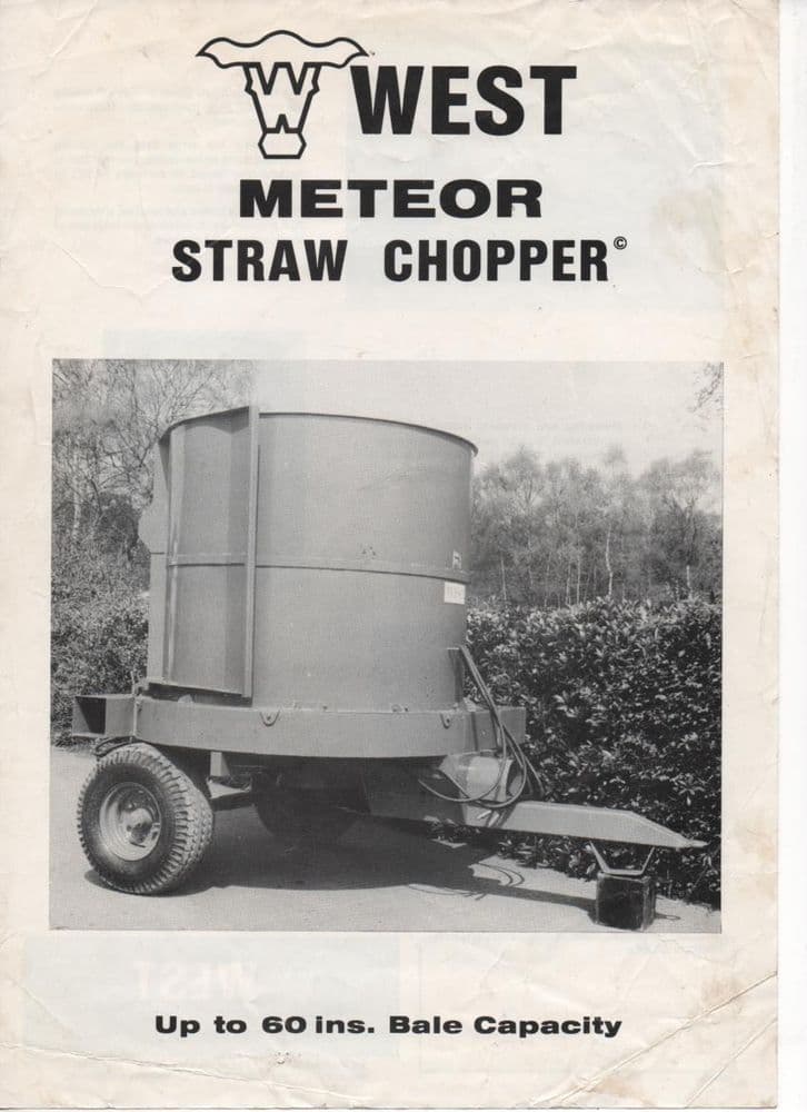 West Meteor Straw Chopper Brochure