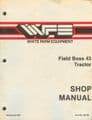 White Iseki Field Boss 43 Tractor Service Workshop Manual