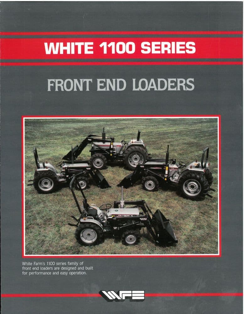 White Tractor Front End Loader 1100 Series Brochure