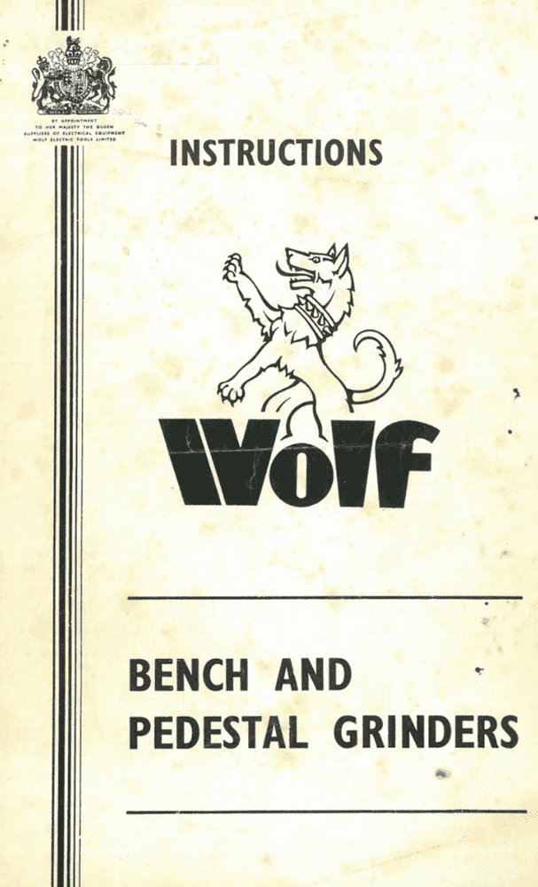 Wolf Bench and Pedestal Grinders Brochure