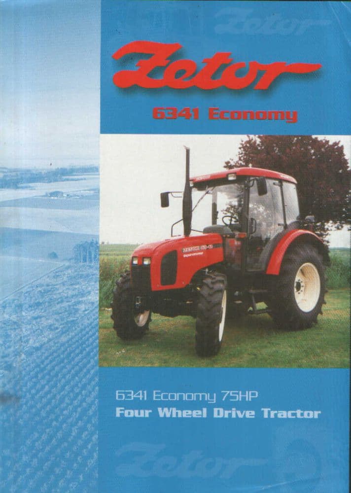 Zetor Tractor 6341 Brochure