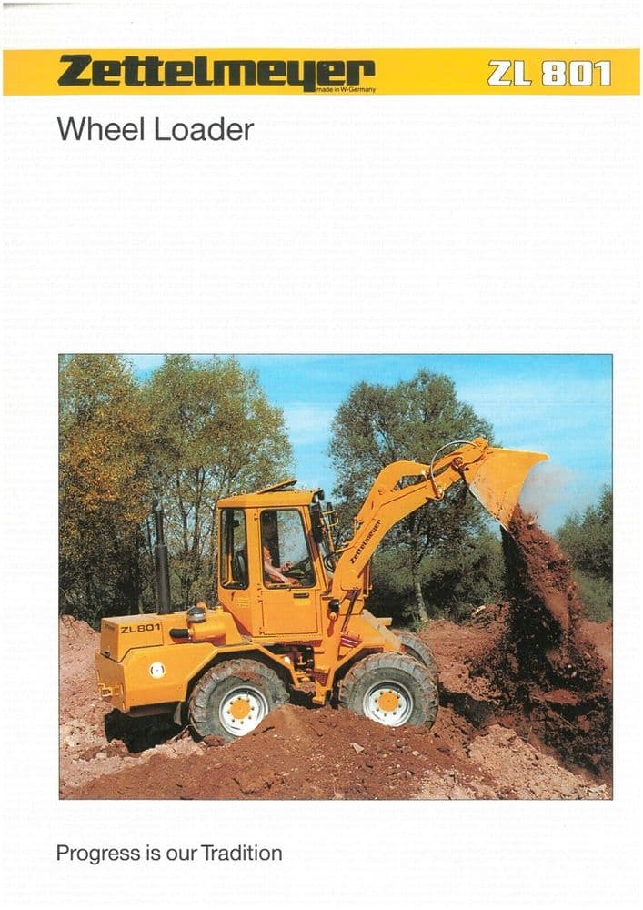 Zettelmeyer Wheel Loader ZL801 Brochure