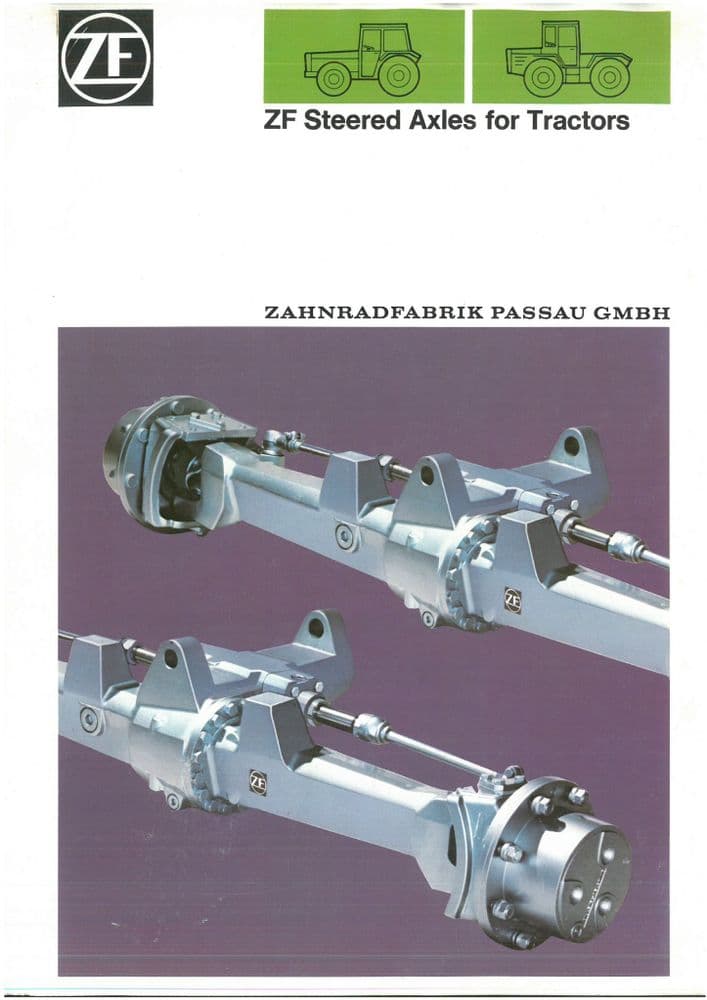 ZF Steered Axles for Tractors Brochure