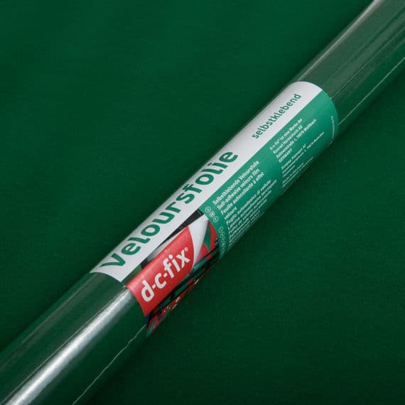 45cm D-C-Fix Green Velour Baize Self Adhesive Vinyl 205-1716 1m to 5m Long