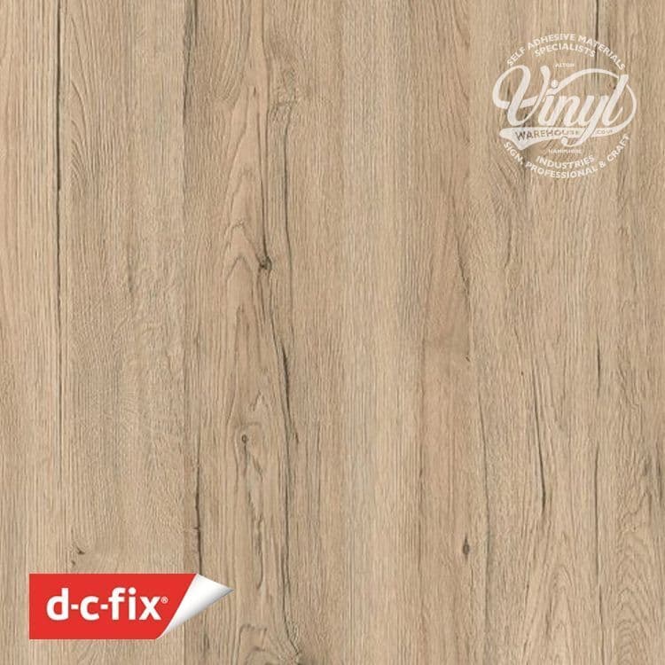 45cm D-C-Fix Sanremo Oak Sand Wood Sticky Back Vinyl 200-3230 from 1m ...