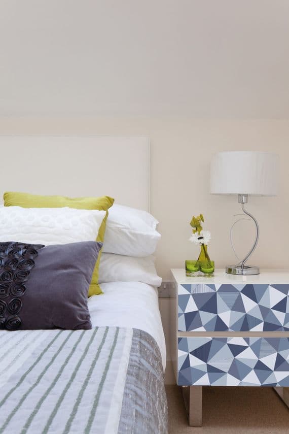 67 5cm x 1 5m Trendyline Triango Geometric Sticky Back Vinyl 343-8021