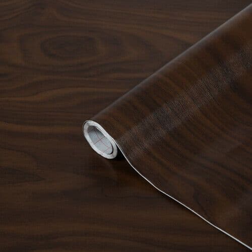 90cm x 2 1m Apple Birch Chocolate Wood Sticky Back Vinyl 346-5361